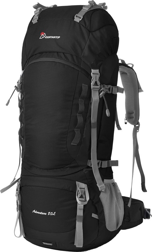 Trekkingrugzak, 80 liter, wandelrugzak, heren en dames, reisrugzak ...