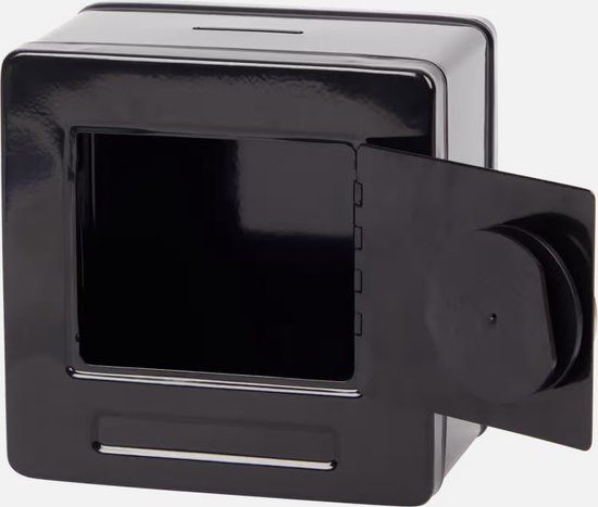 Zwarte Mini Kluis Metaal - Met Cijferslot - 13,5 x 11 x 13,5 CM ...