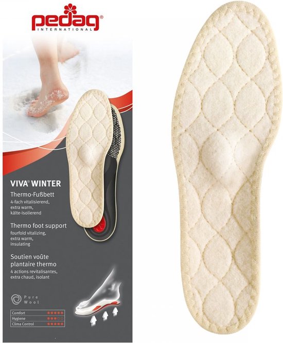 Pedag viva winter | thermo steunzolen | voor warme voeten | maat 38 | bol