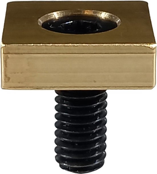 Excentrische spanklem M6 met vierkant plaat | bol