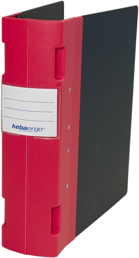 KEBA ergo map A4+ Rood/ Zwart 80mm 4 rings GLX-4532 | bol