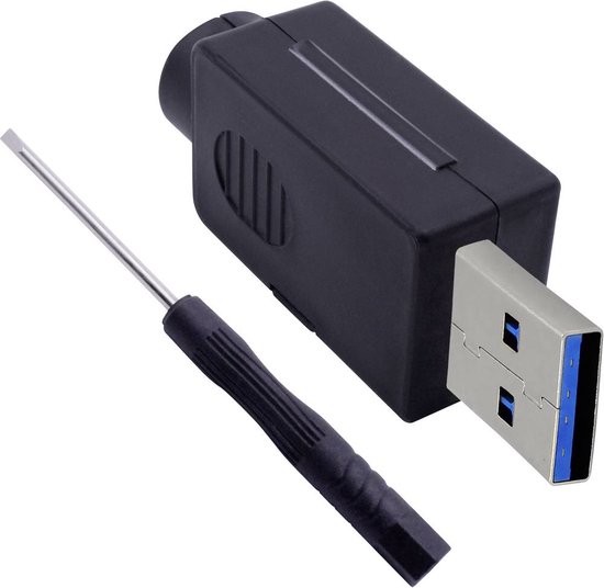 USB 3.0 modulaire stekkerset, type A Stekker, recht 2001C200 Quadrios 1 stuk(s) | bol