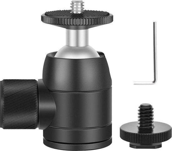 Neewer® - Zwart 1/4" Schroef Swivel Mini Ball Head Camera Bevestiging ...