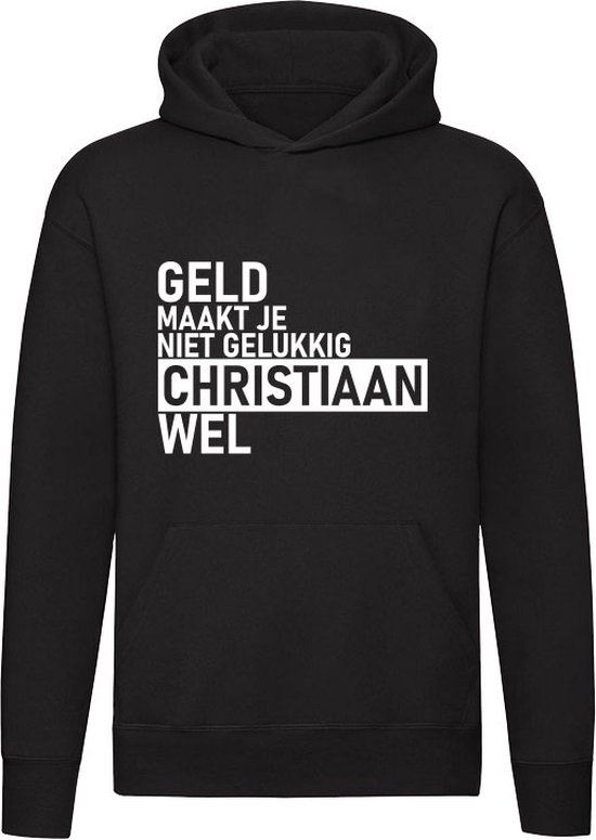 Geld maakt je niet gelukkig maar Christiaan wel Hoodie - geld - humor ...