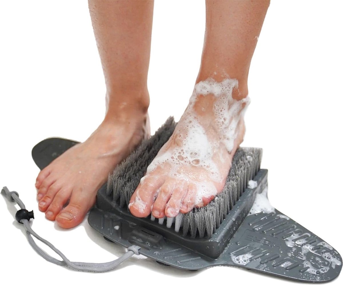 Douchevoetmat met steen | Voet- en massageapparaat voor douche met ...