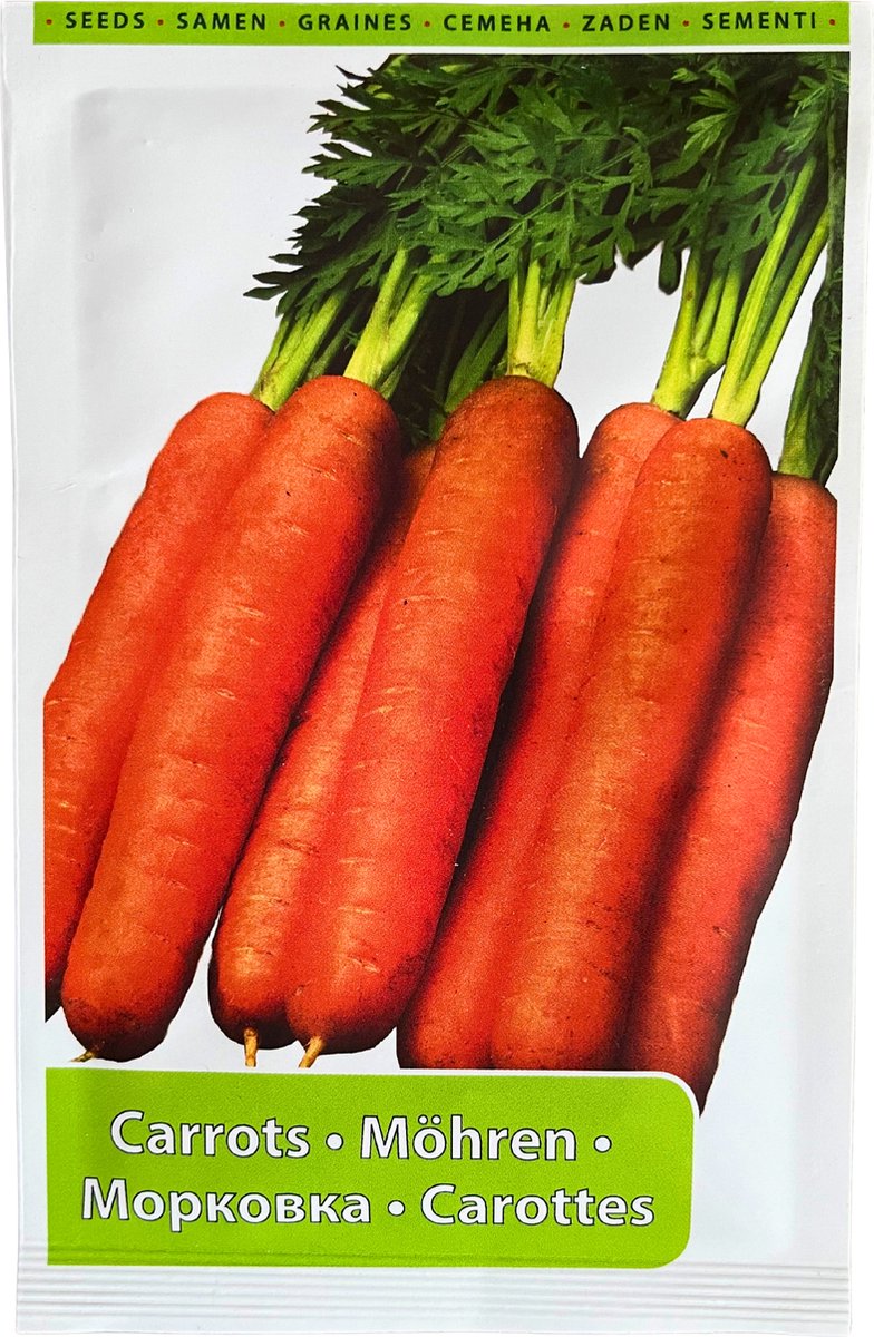 Groentezaden - Wortel Zaden - Moestuin Zaadjes - Groenten Pakket van 3 ...