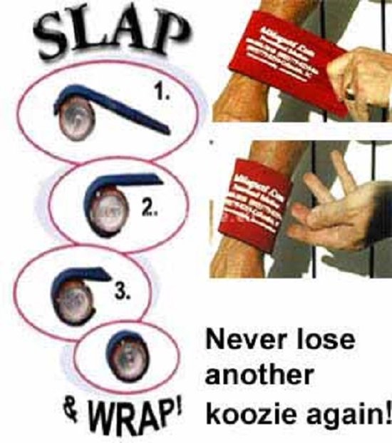 Eizook - 2 stuks Slap Wrap stubbie - Blikjes koelhouder - Zwart | bol