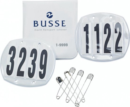 Startnummers OVAL, veiligheidsnaalden, 3 cijfers | bol