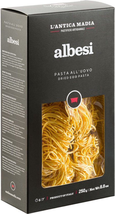Pasta l'Antica Madia Ei pasta albesi 250 gram | bol