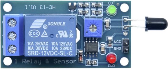 Iduino ME744 Infraroodsensor Geschikt voor Arduino 1 stuk(s) | bol
