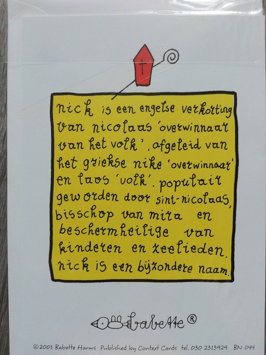 Wenskaart met naam Nick | bol