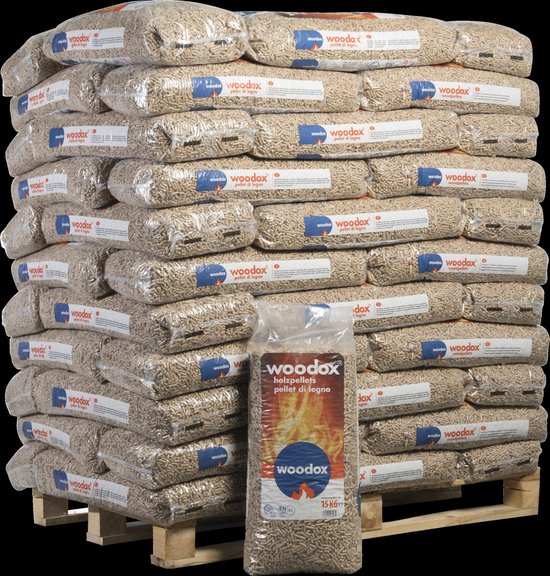 Woodox Pellets voor Pelletkachel - 100% naaldhout - 66 zakken 15 kg ...