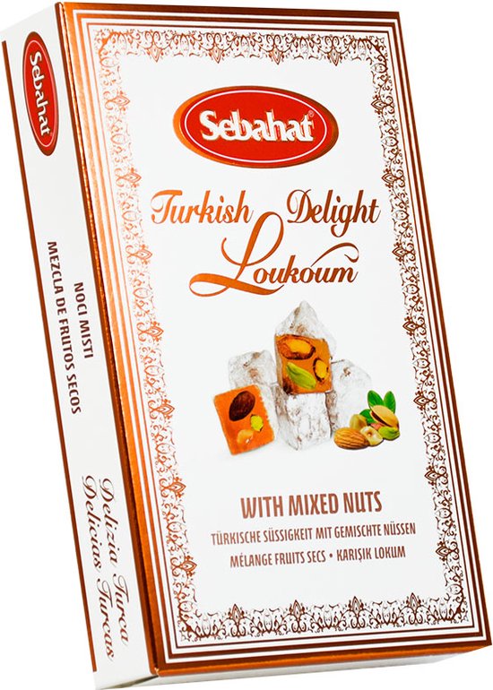 Sebahat Turks Fruit - mengsel van noten - zacht snoep - Turkse ...
