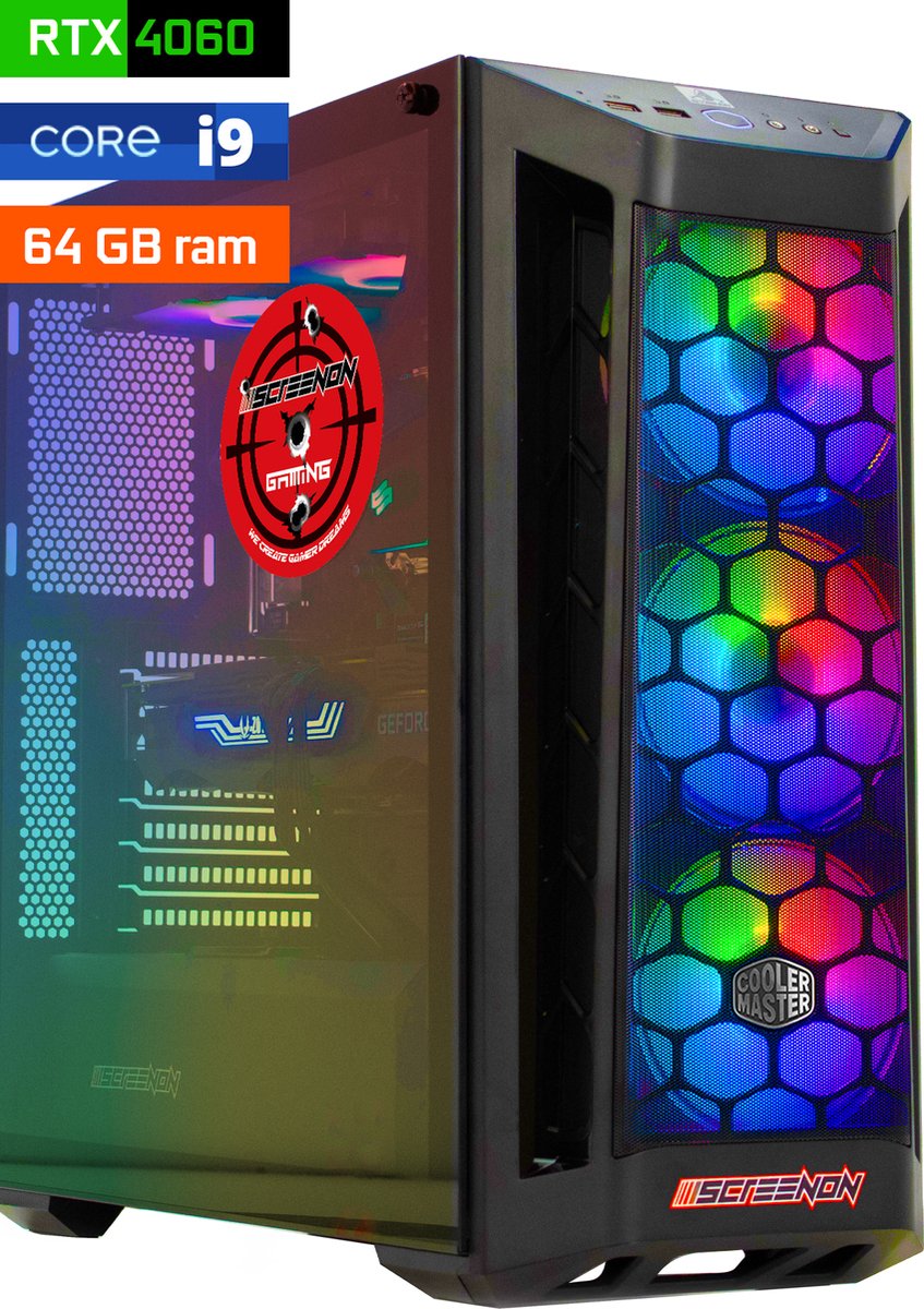 ScreenON - Game Computer / Gaming PC - Intel Core i9 - 2TB M.2 SSD ...