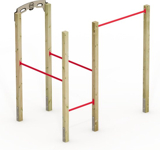 Wickey FIT Base 510 - Outdoor fitnessapparaat met optrekstang | bol