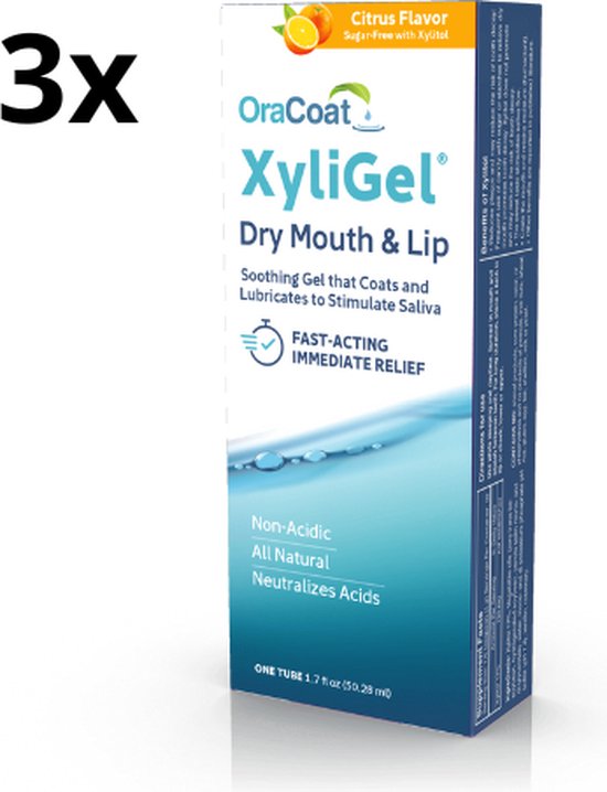 Oracoat Xyligel Speekselvervanger - 3 x 50ml - Voordeelverpakking | bol