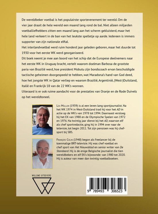 Het Gouden Boek van de Wereldbeker Voetbal 1930-2022, Francois Colin | 9789493306523 |... | bol
