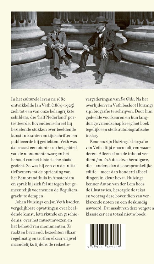 Leven en werk van Jan Veth, Johan Huizinga | 9789021470016 | Boeken | bol