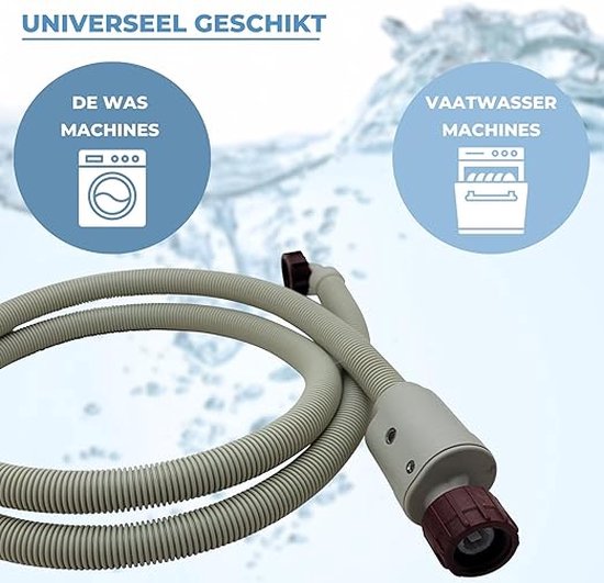 Aquastop slang maat 1,5 m 2796 aansluiting wasmachine vaatwasser 2796 I ...