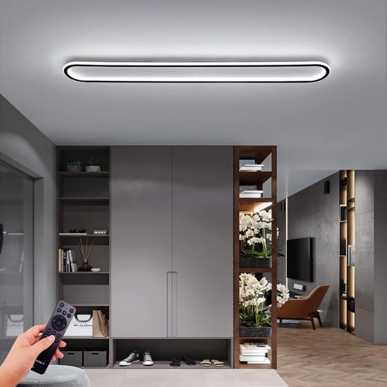Dimbare LED Plafondlamp - Moderne Lange Plafondlamp voor Hal en ...
