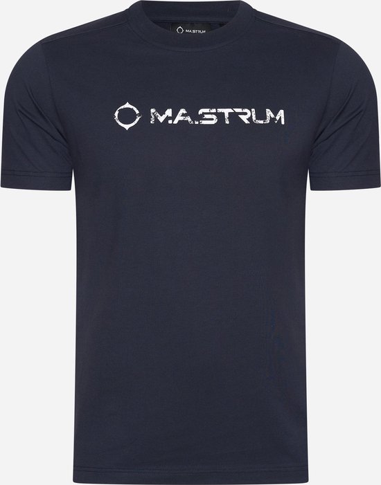 MA.Strum Cracked logo tee - ink navy | bol