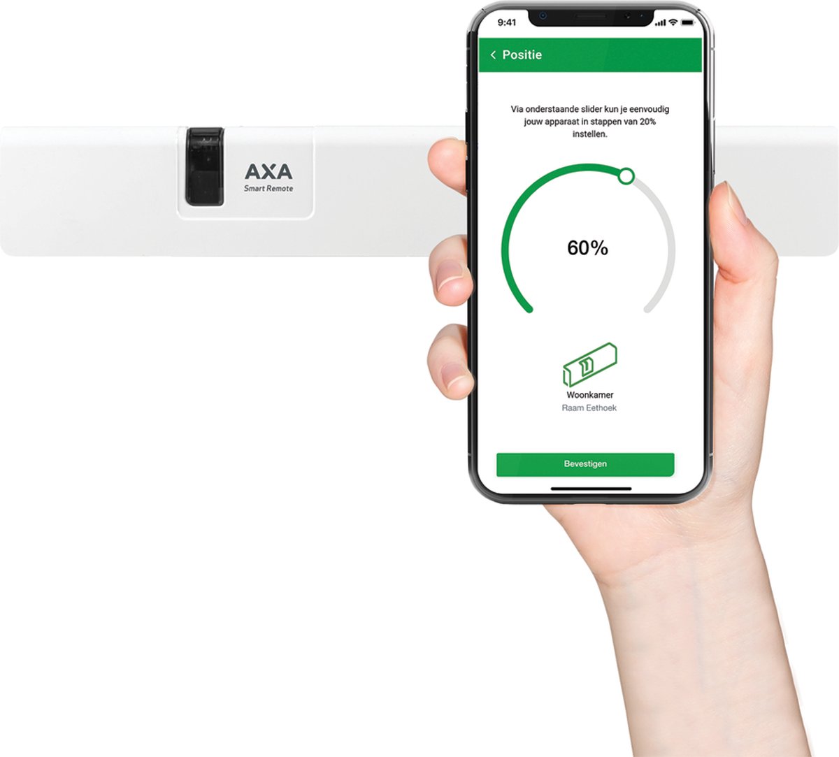 AXA Smart Remote - Raamopener met app bediening - Wit - Voor Bovenlichten, klep- en... | bol