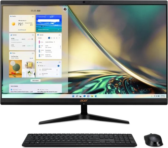 Acer - Monitor - Aspire - C24-1600 - IP6021 - QWERTY - Zwart | bol