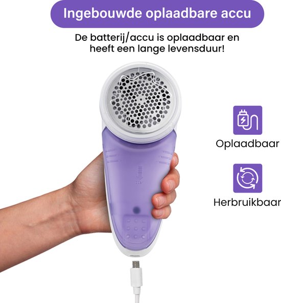 DEGG® - Pluizenverwijderaar elektrisch - Ontpluizer - Ontpiller ...