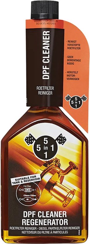 5IN1 Roetfilter Reiniger DPF Cleaner Regenerator 310ml [Roet Filter ...