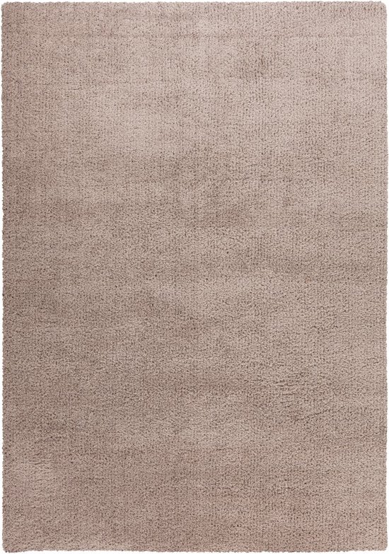 Hoogpolig Vloerkleed | Tapijt | Dream | Beige | 80x150 cm | bol
