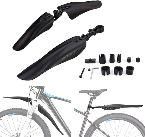 Verstelbare spatbordenset, steekspatborden, spatborden, mountainbike ...