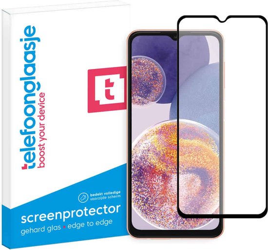 Telefoonglaasje Screenprotector Samsung Galaxy A23 - Volledig Dekkend - Geschikt voor... | bol