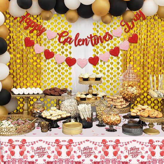 Valentijn Versiering Tafelkleed Valentijn Decoratie Wit Huwelijks ...