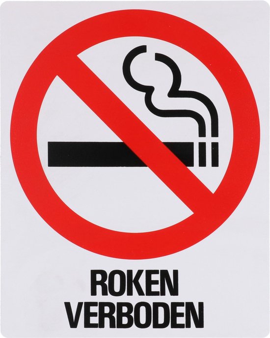 Aanduidingsbord Z156 Roken Verboden | bol