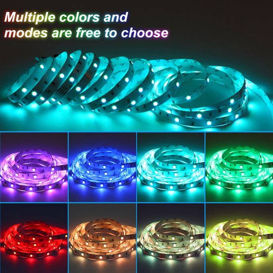 LED Strip 4 meter RGB 5050 SMD – 120 Light strip – RGB LED Strips ...