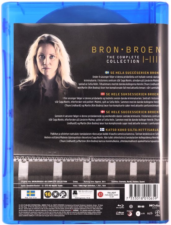 Bron/Broen [11xBlu-Ray] (Blu-ray), Dag Malmberg | Dvd's | bol