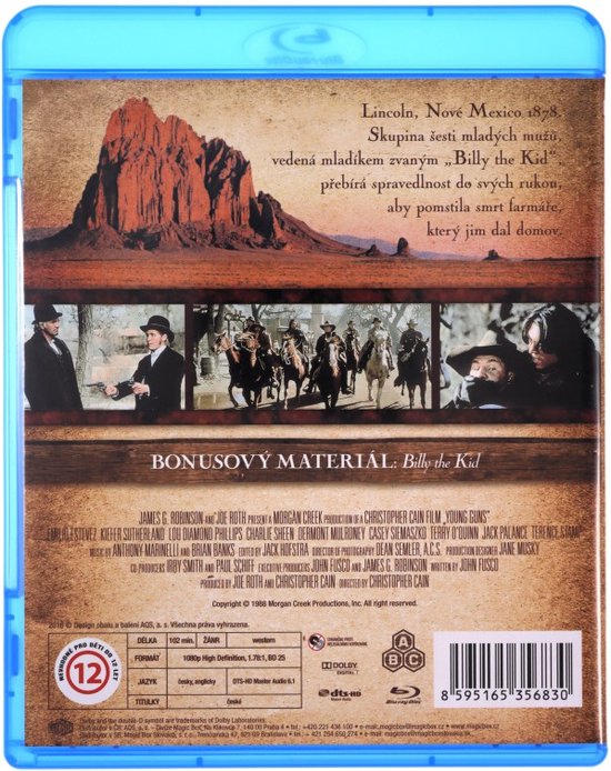 Young Guns [Blu-Ray] (Blu-ray), Charlie Sheen | Dvd's | bol