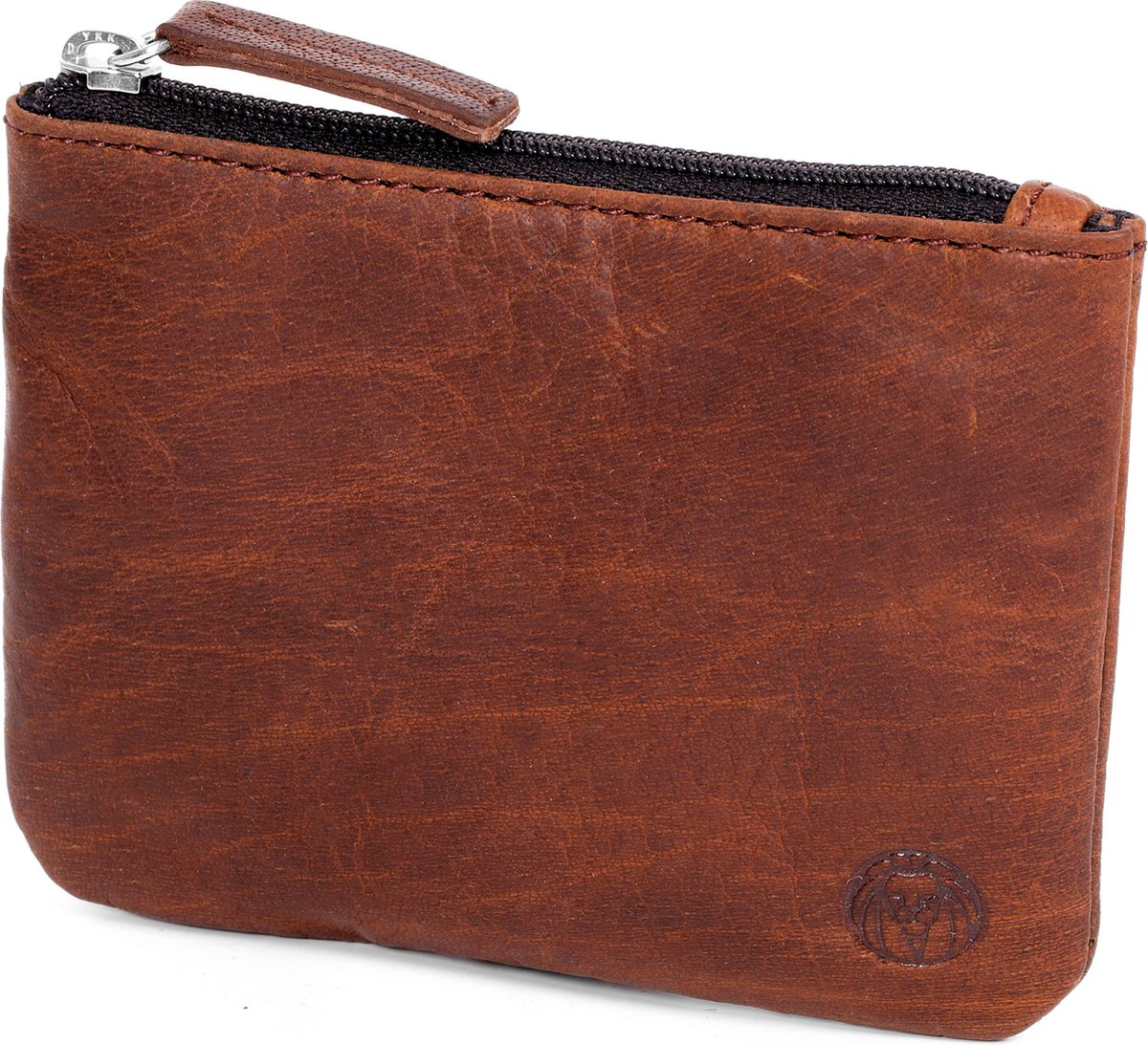 Lucleon - Montreal - Sportieve lichtbruine leren portemonnee voor heren ...