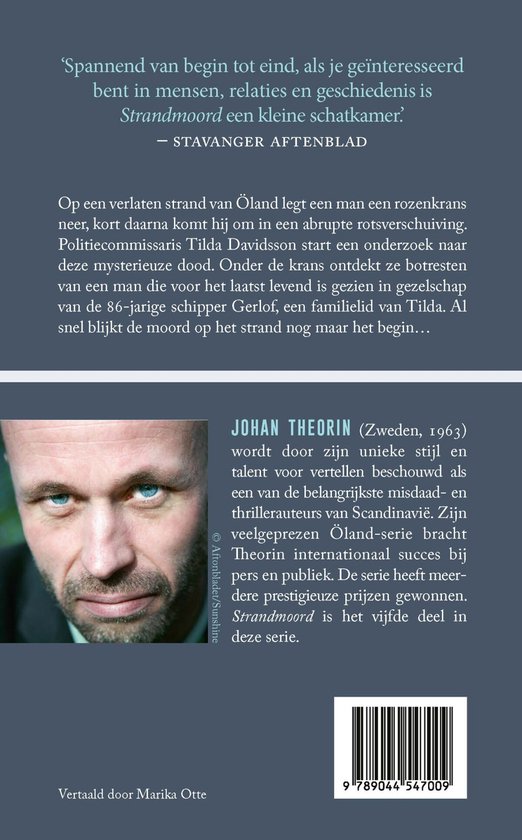 Öland 5 - Strandmoord, Johan Theorin | 9789044547009 | Boeken | bol