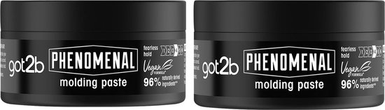 Schwarzkopf Got2b Phenomenal Moulding Paste - 2 x 100 ml | bol