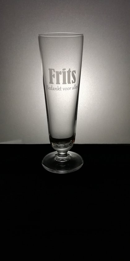 Bierglas op voet - biertje - glas - glas graveren - pensioen - bedankje - Herinnering... | bol