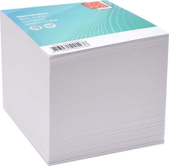 SOHO Memokubus–vulling – Kubusvulling met wit papier – 700 vellen – 9 x ...