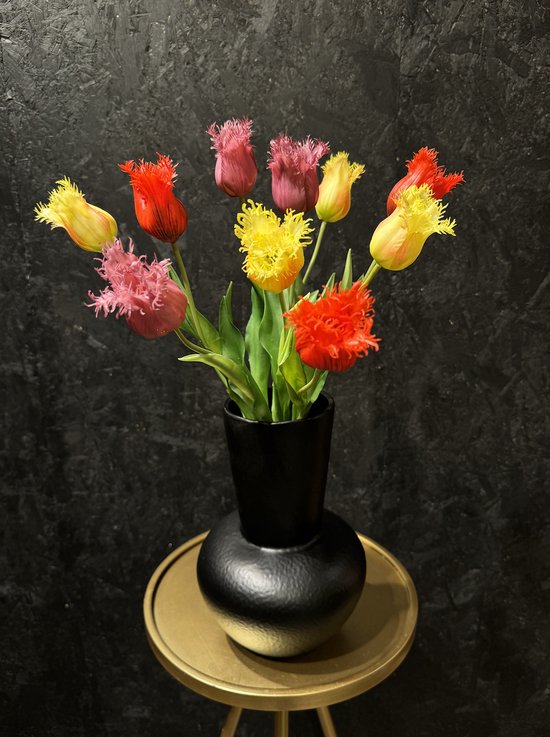 Tulpen Boeket - 10 stelen - 46cm hoog - Nep Tulpen - Kunstbloemen ...