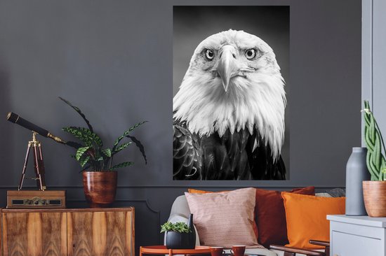 Muurstickers - Sticker Folie - Arend - Roofvogel - Zwart - Wit - Dieren ...