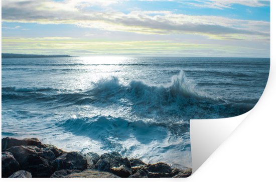 Muurstickers - Sticker Folie - Zee - Stenen - Zon - 60x40 cm ...