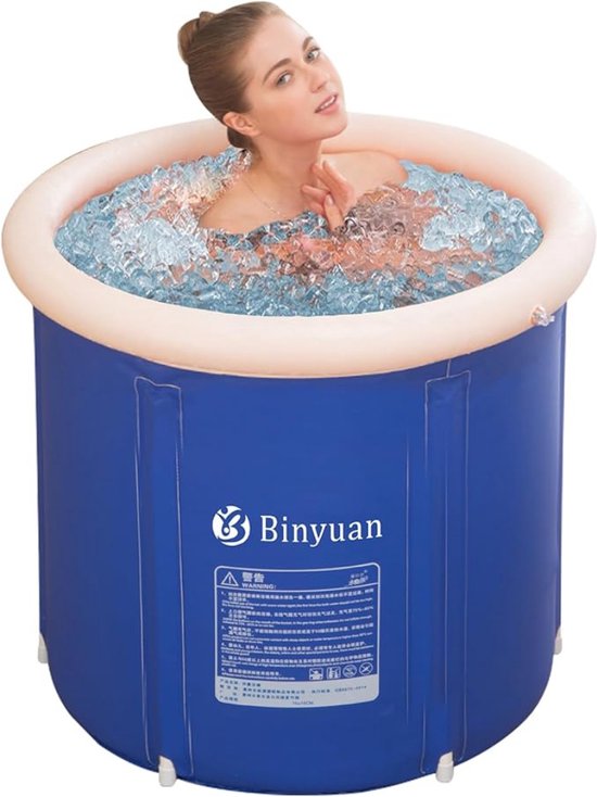 Opvouwbaar Ijsbad – Zitbad – Draagbare Badkuip – Rond – Compact Design ...