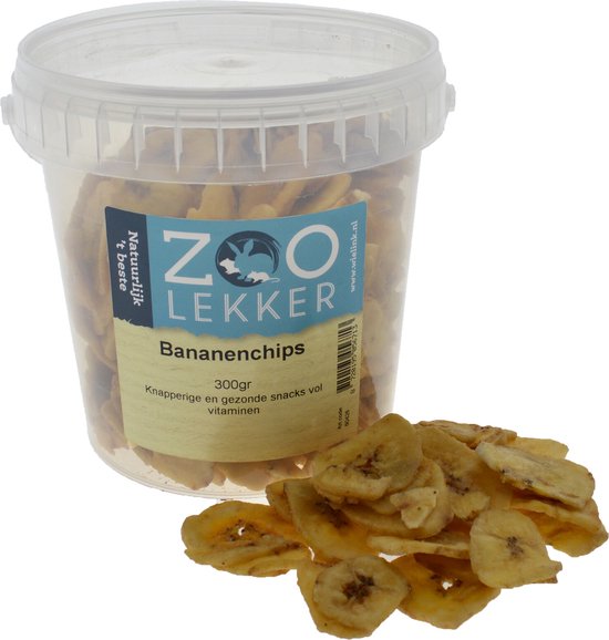 Zoolekker Bananenchips 300gr | bol
