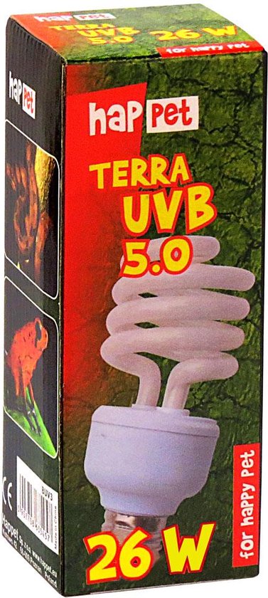 Happet - Terra Bulb Uvb 5.0/26w - Z-buv3jw - 1st | bol