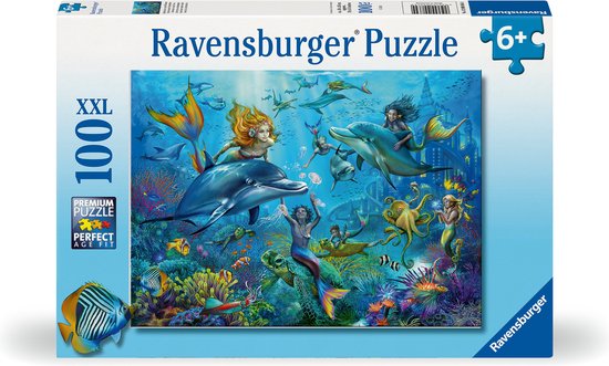 Ravensburger puzzel Mermaid - Legpuzzel - 100 XXL stukjes | bol