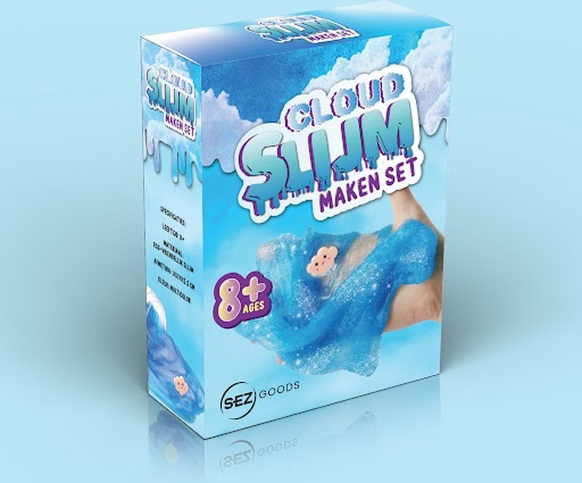 SEZGoods Cloud Slijm Mega Set - Slijm Maken Pakket - Slijm Maken Voor Kinderen | bol